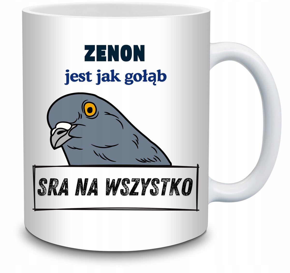 Kubek Zenon Jest Jak Gołąb Na Prezent Dla Zenona - Inna marka | Sklep ...