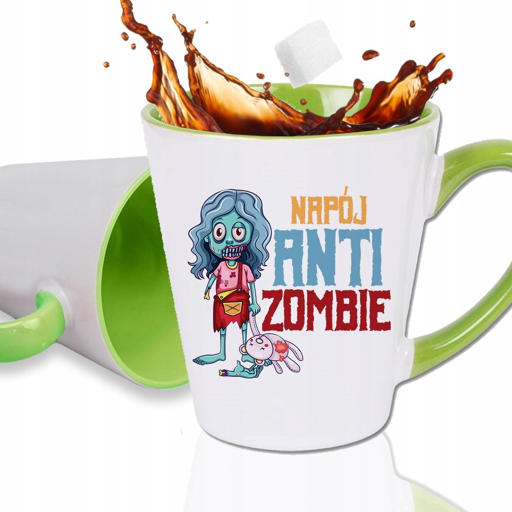 Kubek Zielony Latte Prezent NAPÓJ ANTI ZOMBIE Wz - Inna marka | Sklep ...