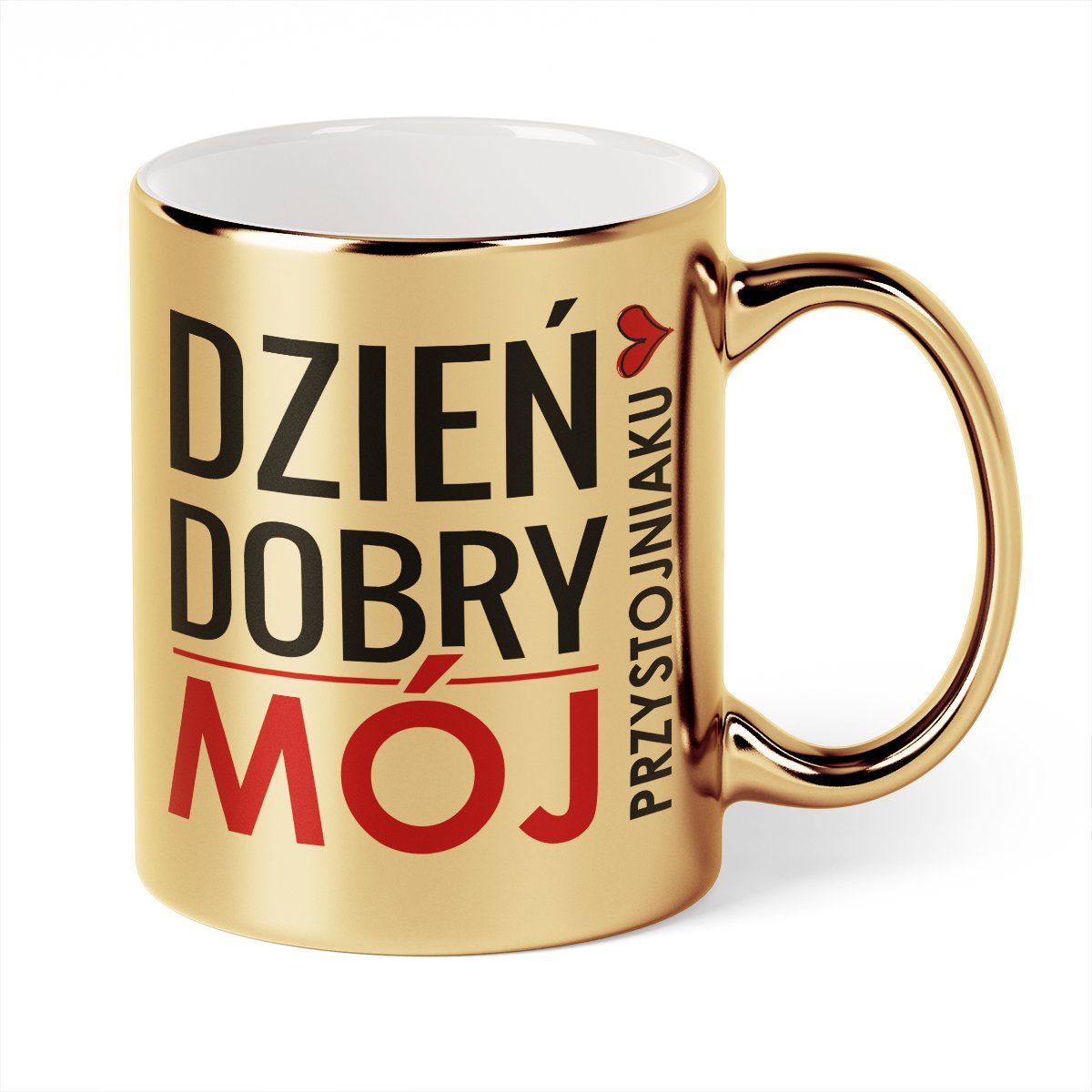 Kubek Złoty Dzień dobry mój przystojniaku - Inna marka | Sklep EMPIK.COM