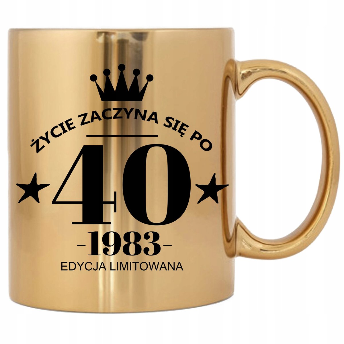 KUBEK ZŁOTY ORGINALNY PREZENT NA 40 URODZINY WZORY - Inna marka | Sklep EMPIK.COM