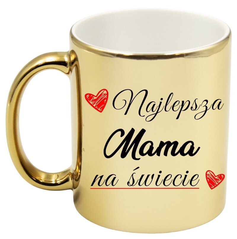 KUBEK ZŁOTY PREMIUM Z NADRUKIEM DLA MAMY PREZENT DZIEŃ MATKI - MAGIAPREZENTUcom | Sklep EMPIK.COM