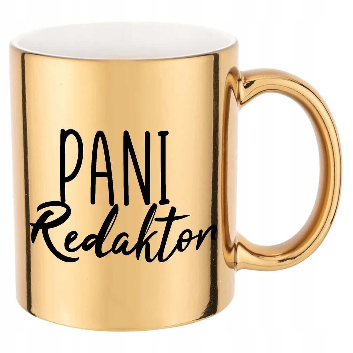 KUBEK ZŁOTY PREZENT dla PANI REDAKTOR Dużo Wzorów - Inna marka | Sklep ...