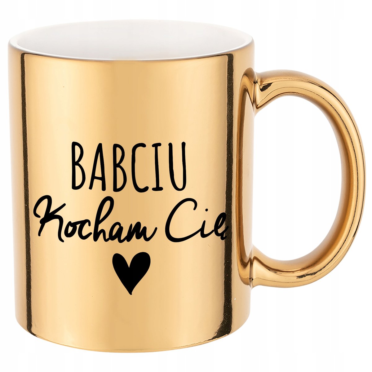 KUBEK ZŁOTY PREZENT Na DZIEŃ BABCI KOCHAM CIĘ WZÓR - Inna marka | Sklep EMPIK.COM