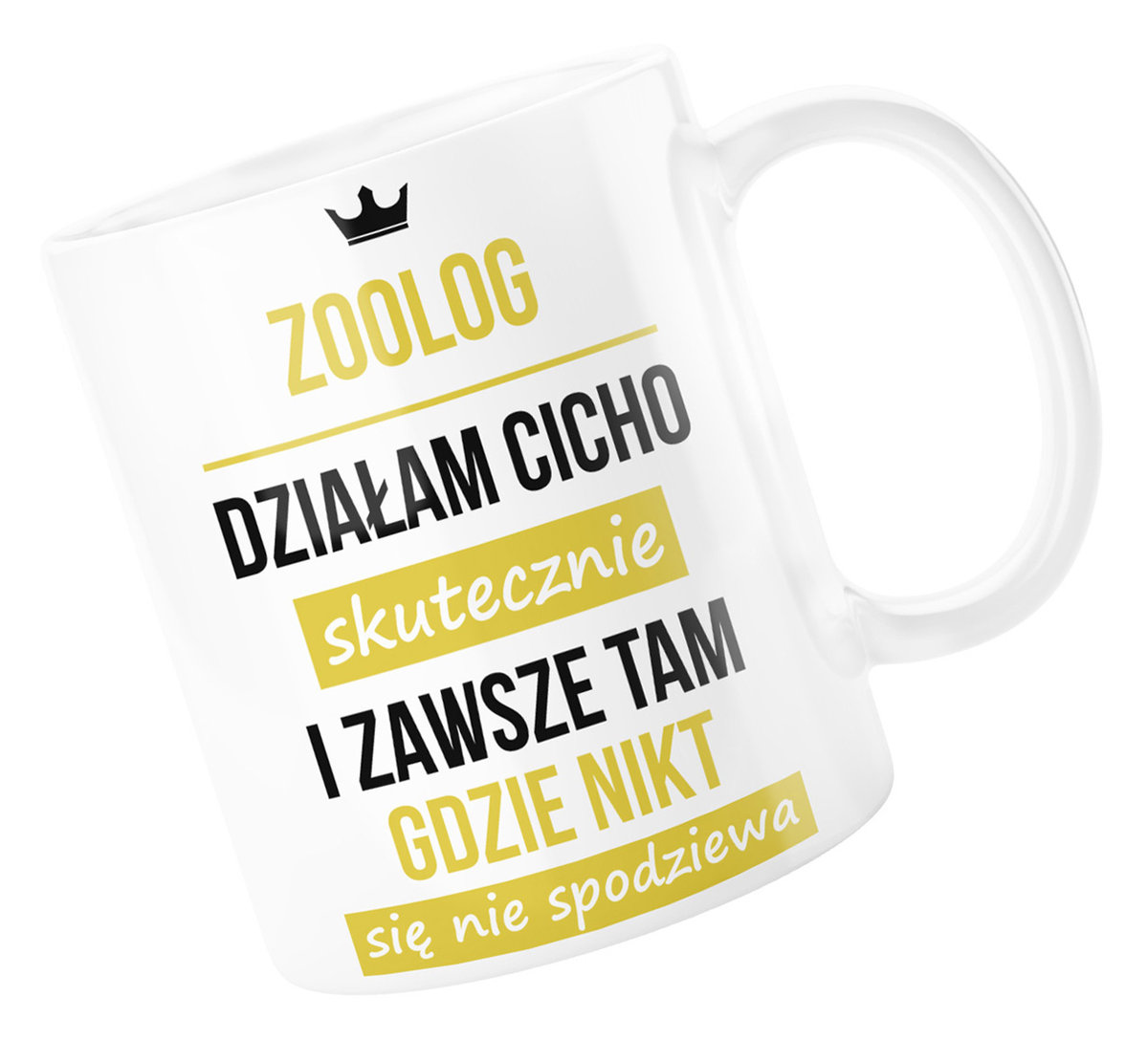 KUBEK ZOOLOG DZIAŁAM CICHO PREZENT - Inna marka | Sklep EMPIK.COM