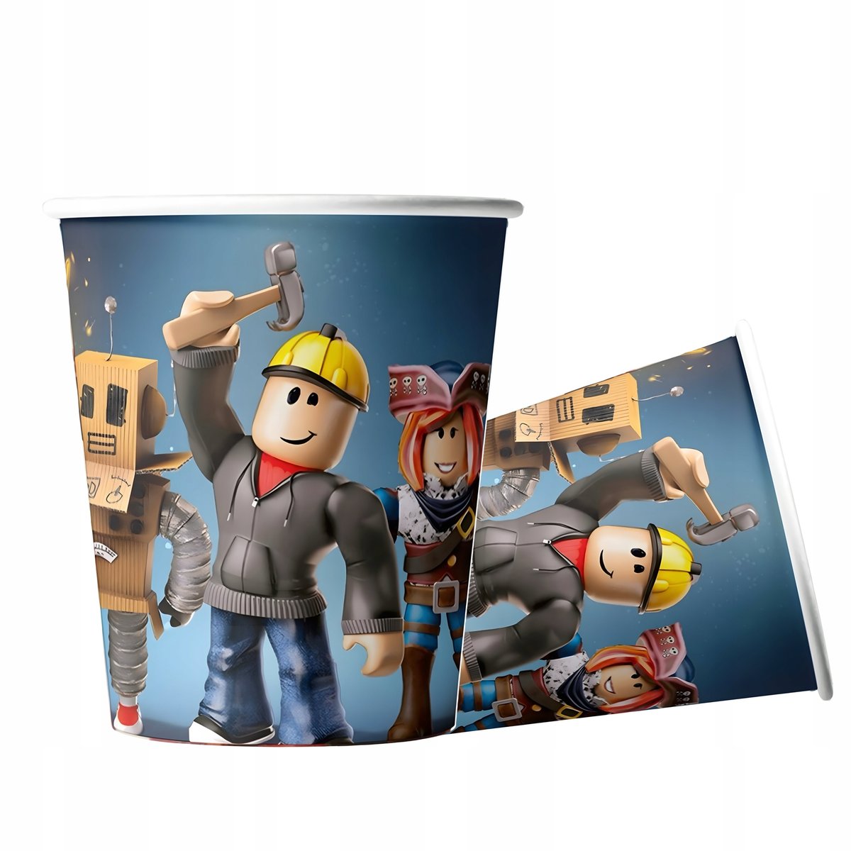 Kubki Papierowe Roblox Gamingowe 10 Sztuk Eko Jednorazowe Zestaw ...