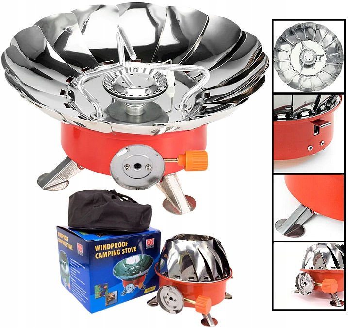 Kuchenka Gazowa z Osłoną Kartusz Turystyczna Mini - Adeytos | Sport Sklep EMPIK.COM