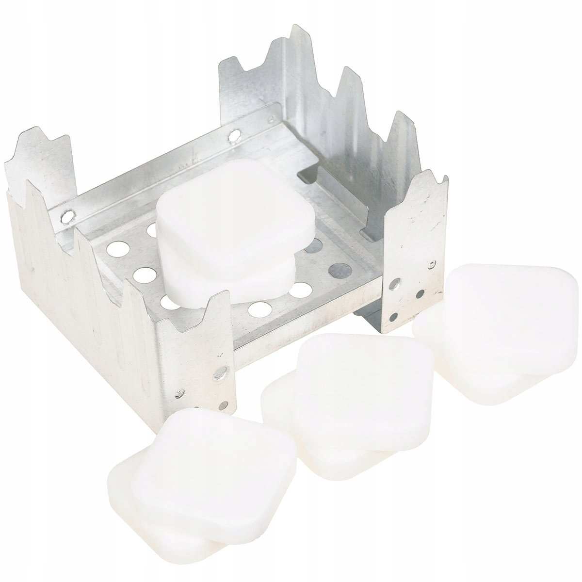 Kuchenka Turystyczna Składana Kocher + Paliwo Stałe Kombat Uk Cooker ...