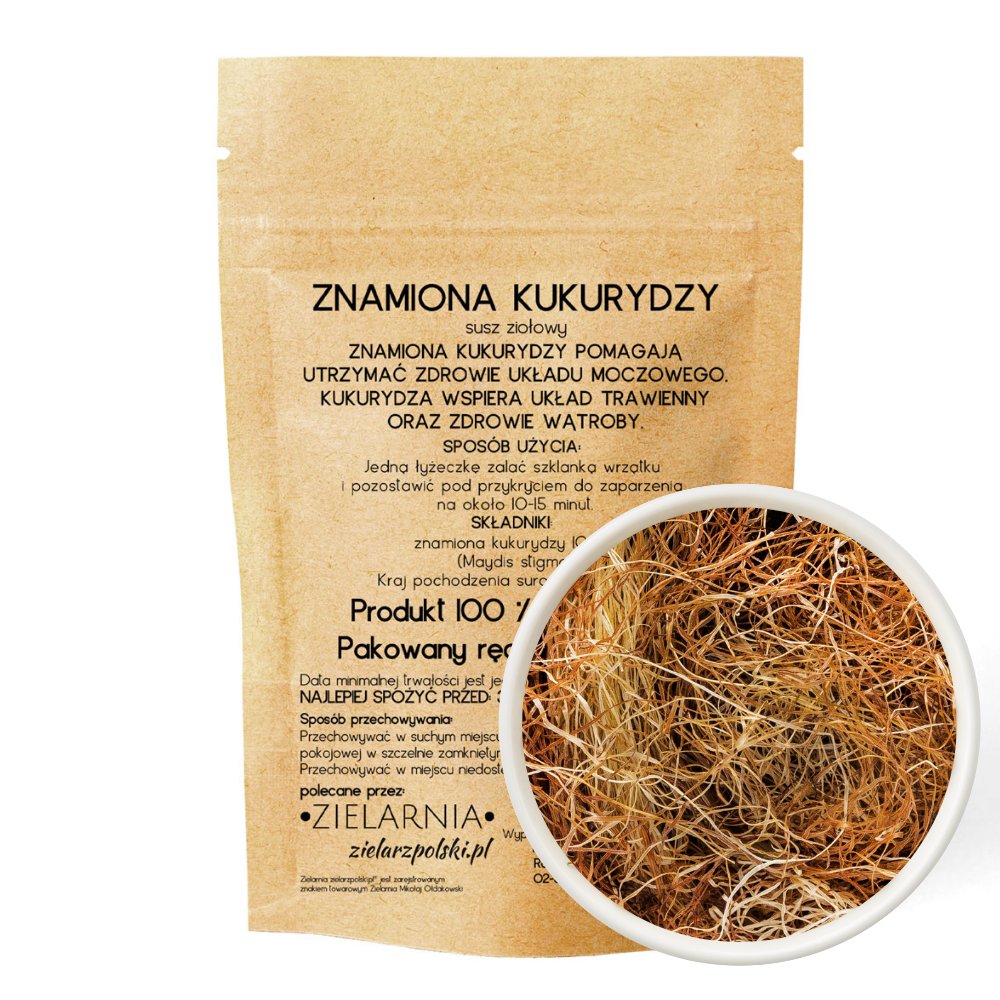 Kukurydza znamiona 50g ZIELARZPOLSKI.PL - POLSKI ZIELARZ | Sklep EMPIK.COM