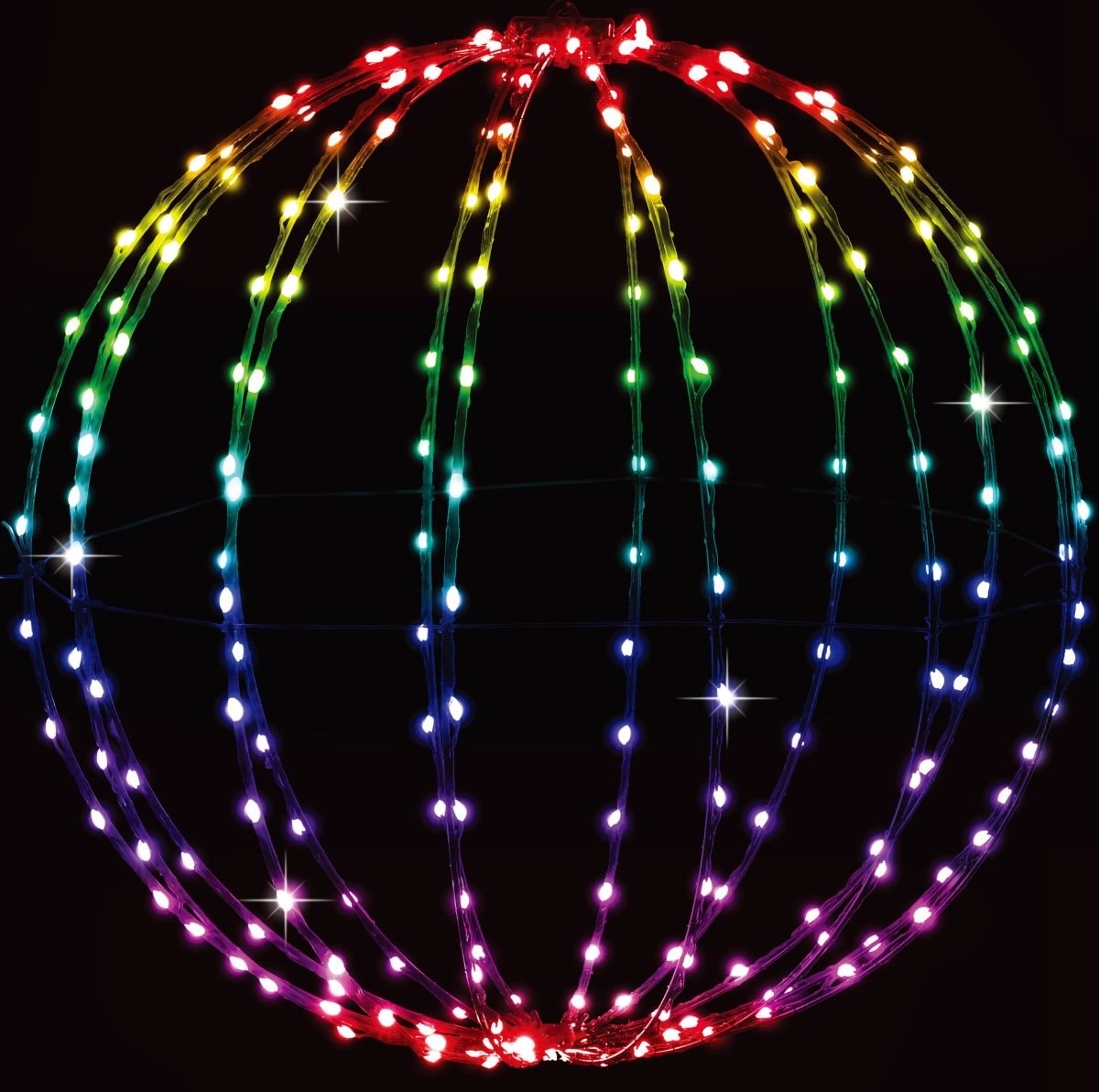 Kula Dekoracyjna Wisząca 224Led Rgb 50Cm - CHRISTMAS DECORATION | Sklep ...