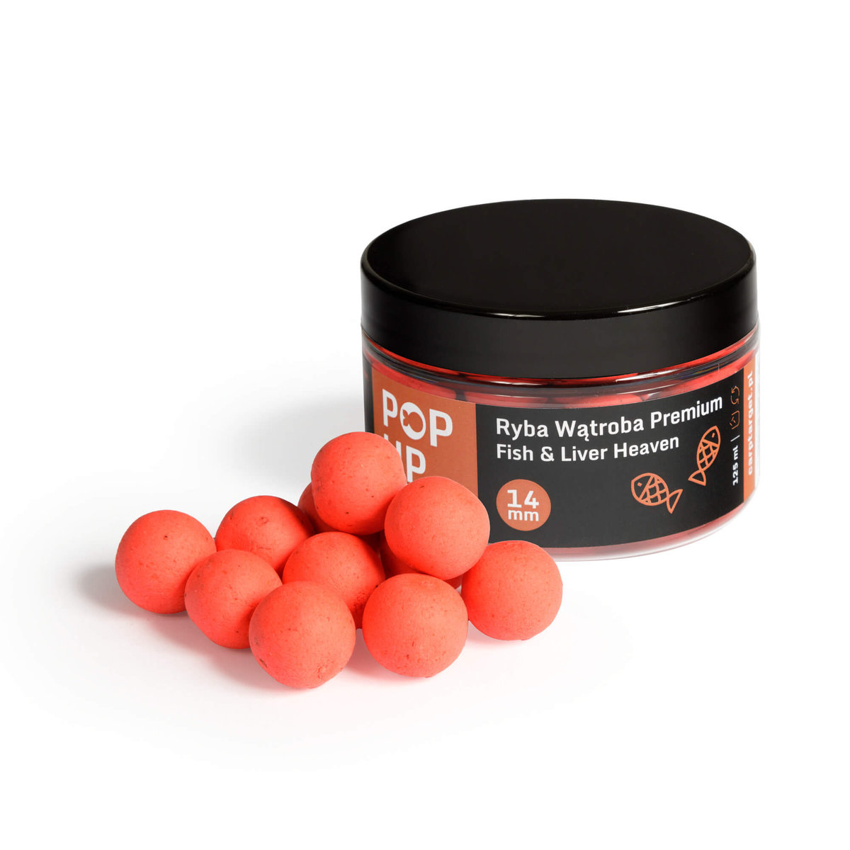 Kulki Pływające POP UP 14mm Ryba + Wątroba 125ml - Carp Target | Sport ...