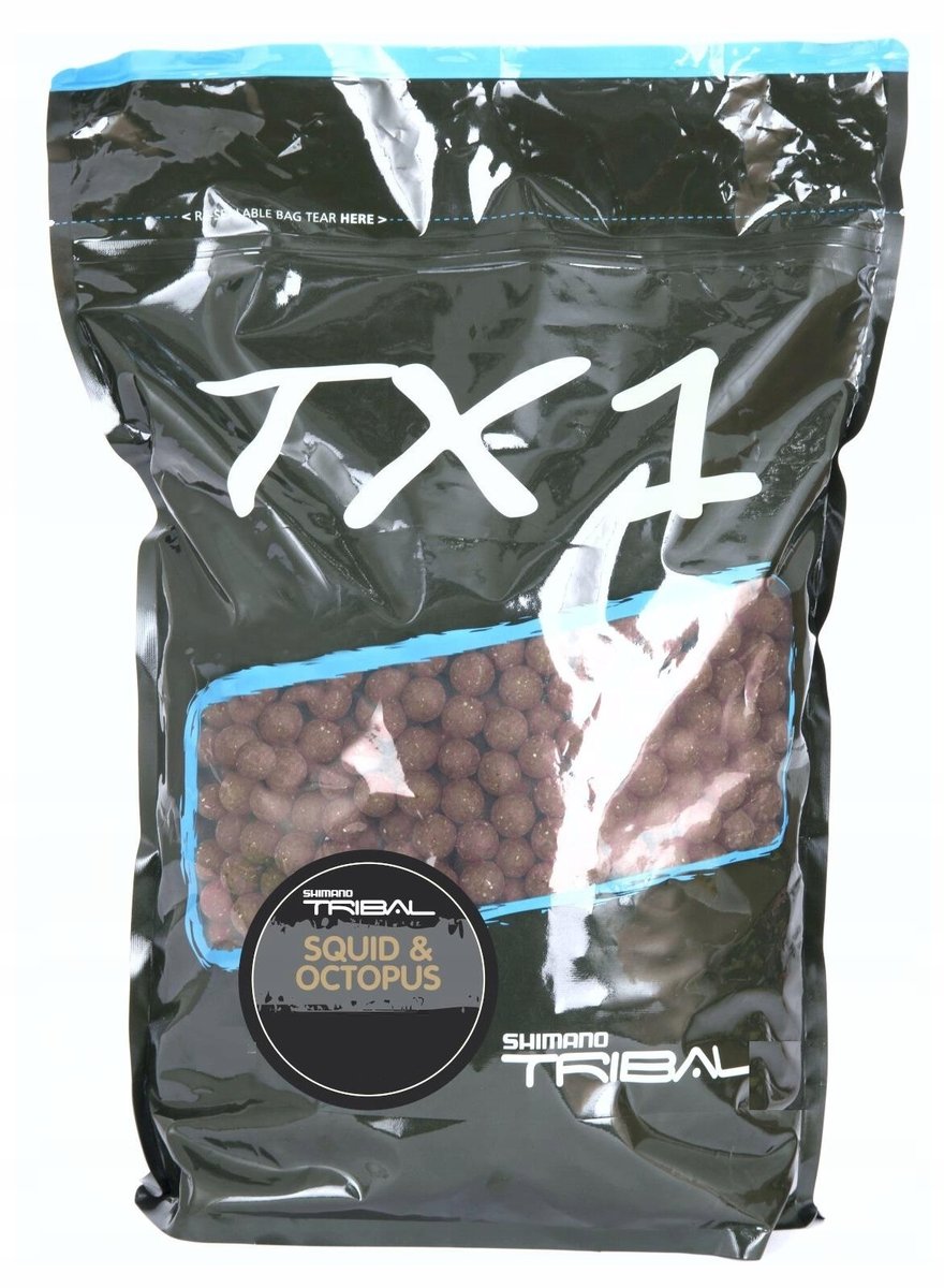 Kulki proteinowe Shimano Tribal TX1 squid/octopus 20 mm 1 kg - Shimano ...