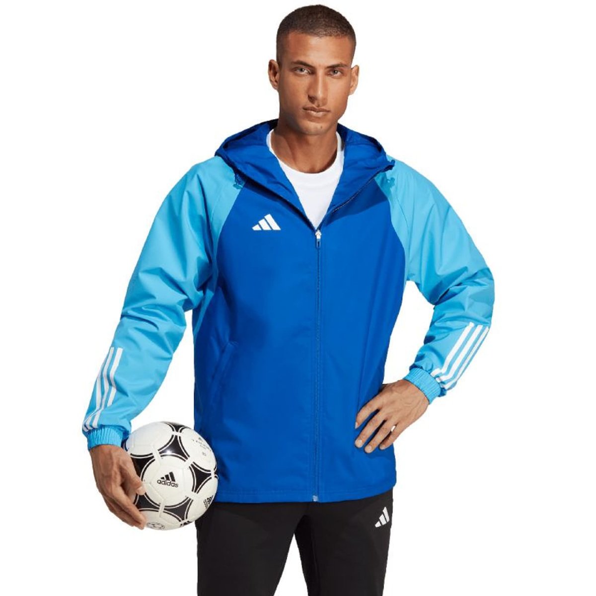 Kurtka adidas Tiro 23 Competition All Weather M (kolor Niebieski, rozmiar XL) - Adidas | Sport ...