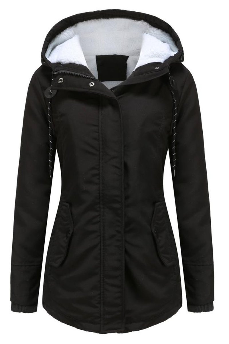Kurtka damska Amanda Royal parka zimowa czarna -XXL - Geographical Norway | Moda Sklep EMPIK.COM