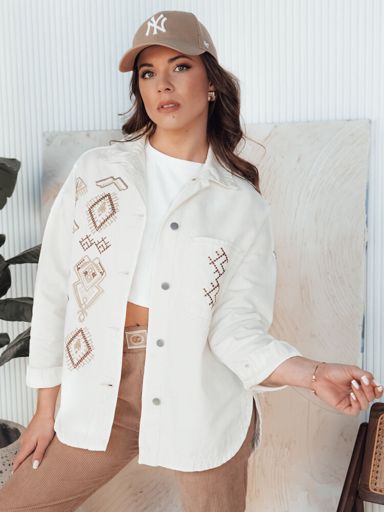 Kurtka damska jeansowa FILOMENAS biała Dstreet TY4312-M - Inna marka ...