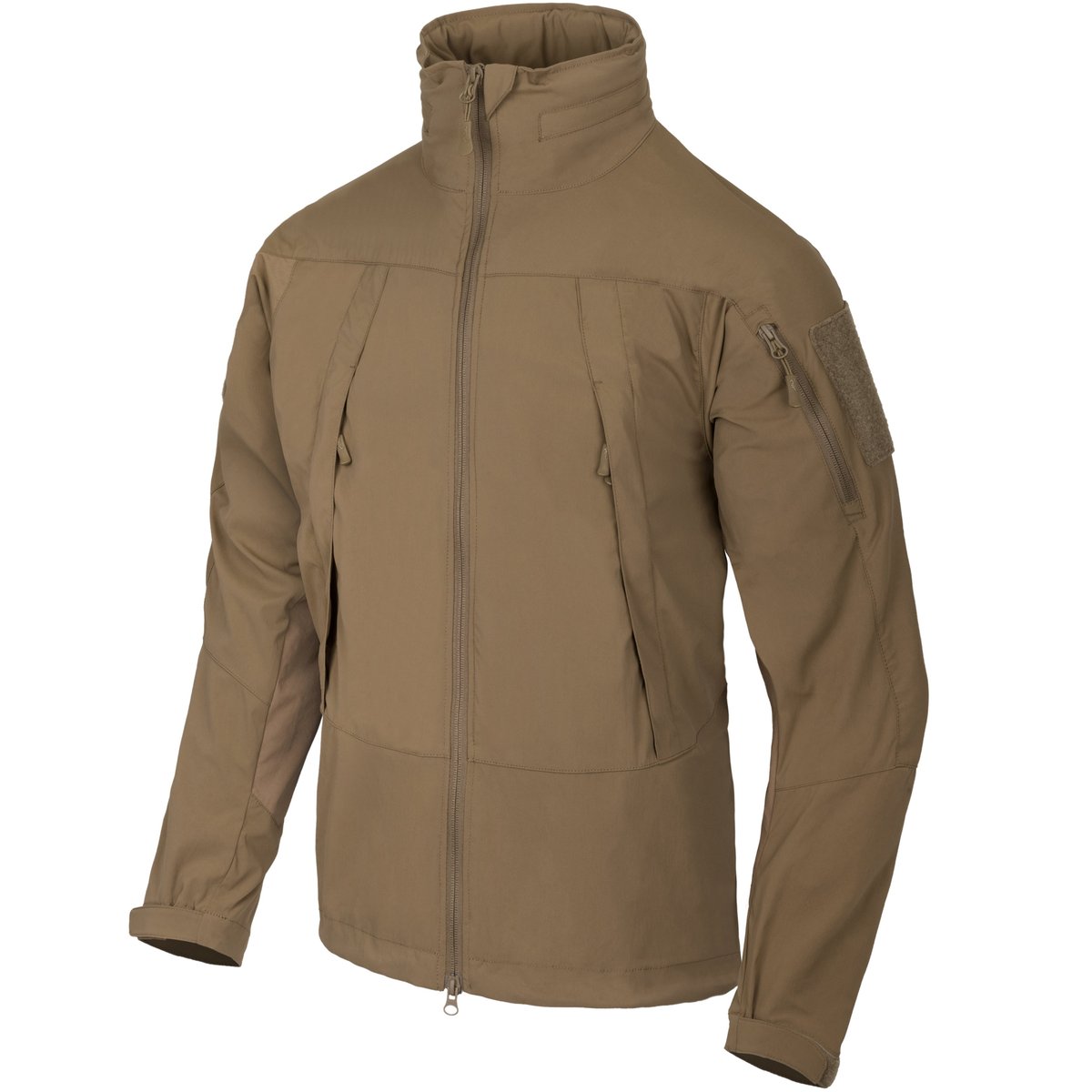 Kurtka helikon blizzard softshell jacket - stormstretch - mud brown ...