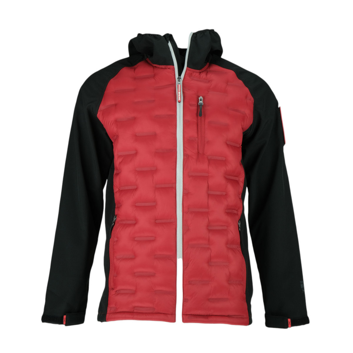 Kurtka męska Monotox MX23107 HYBRIDO RED / BLACK / LIGHT Wielokolorowa ...