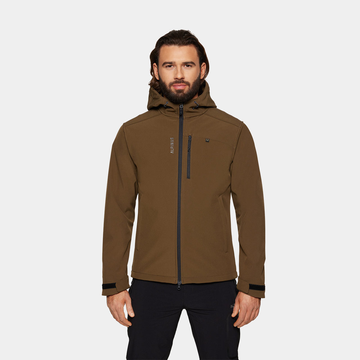 Kurtka męska softshell Alpinus ASO khaki S - Alpinus | Sport Sklep ...