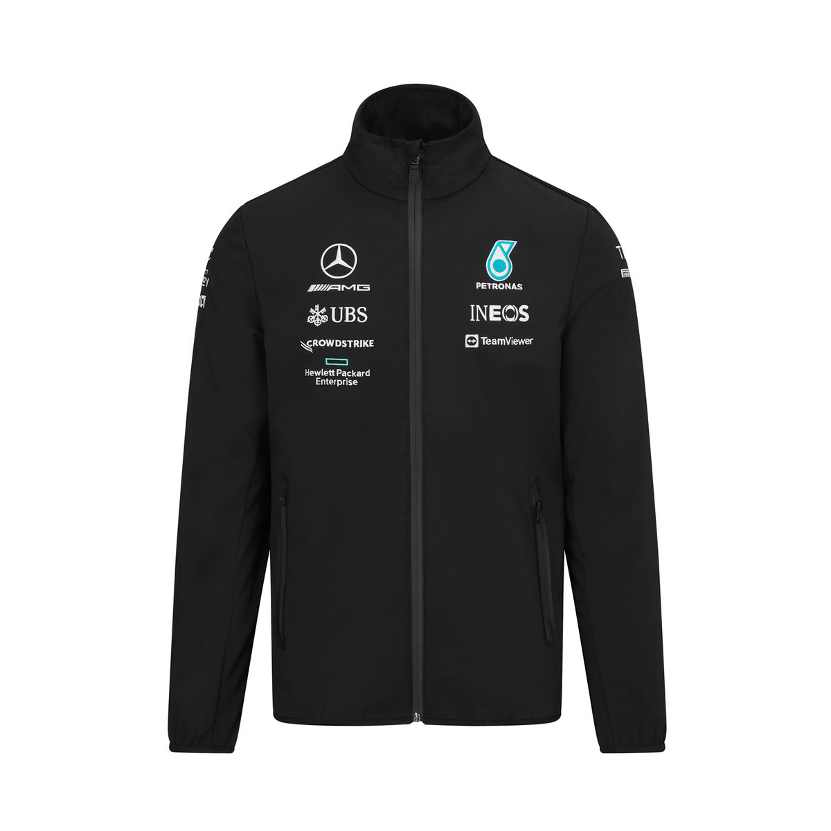 Kurtka męska softshell czarna Team Mercedes AMG F1 2023 - Mercedes AMG ...