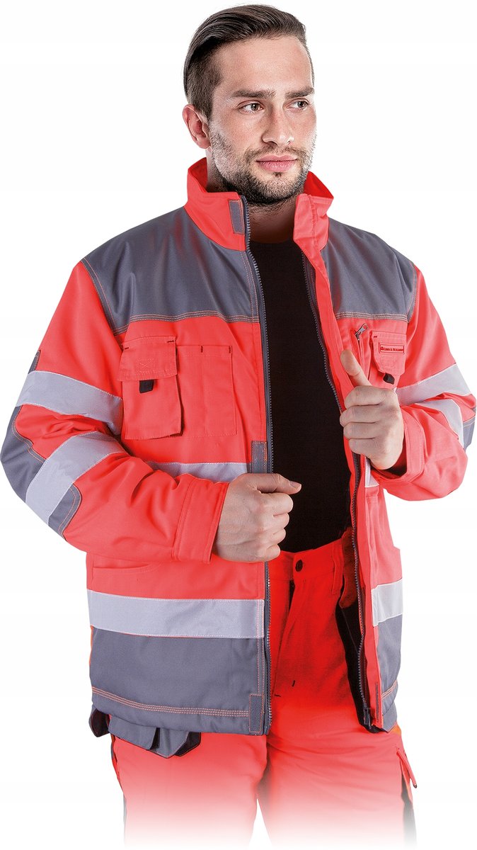 Kurtka ostrzegawcza ocieplana LH-FMNWX-J CSB r. L - LEBER&HOLLMAN | Sklep EMPIK.COM