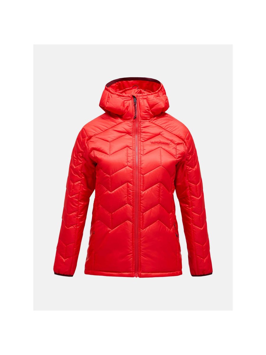 Kurtka PEAK PERFORMANCE Elevate Liner Hood Jacket Women czerwony L - Peak Performance | Moda ...