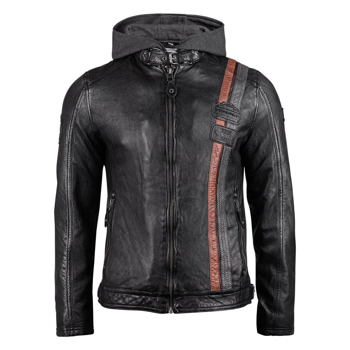 kurtka skórzana - GMTRADO SF MEN BIKER-XL - Inna marka | Moda Sklep ...