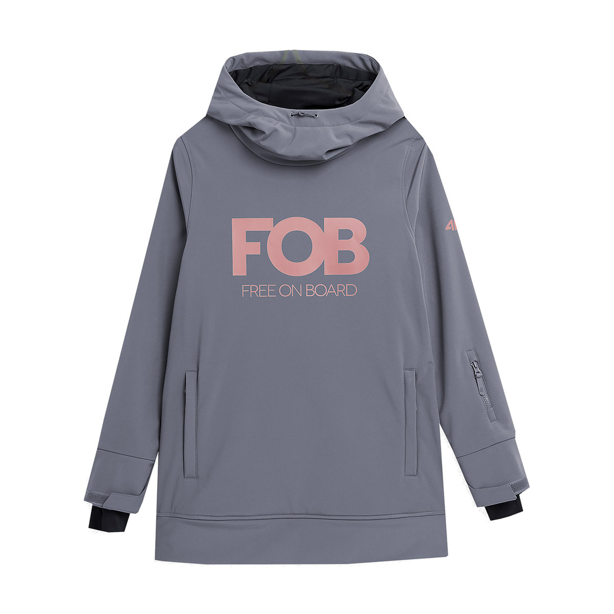 Kurtka snowboardowa damska 4F F161 middle grey S - 4F | Sport Sklep EMPIK.COM