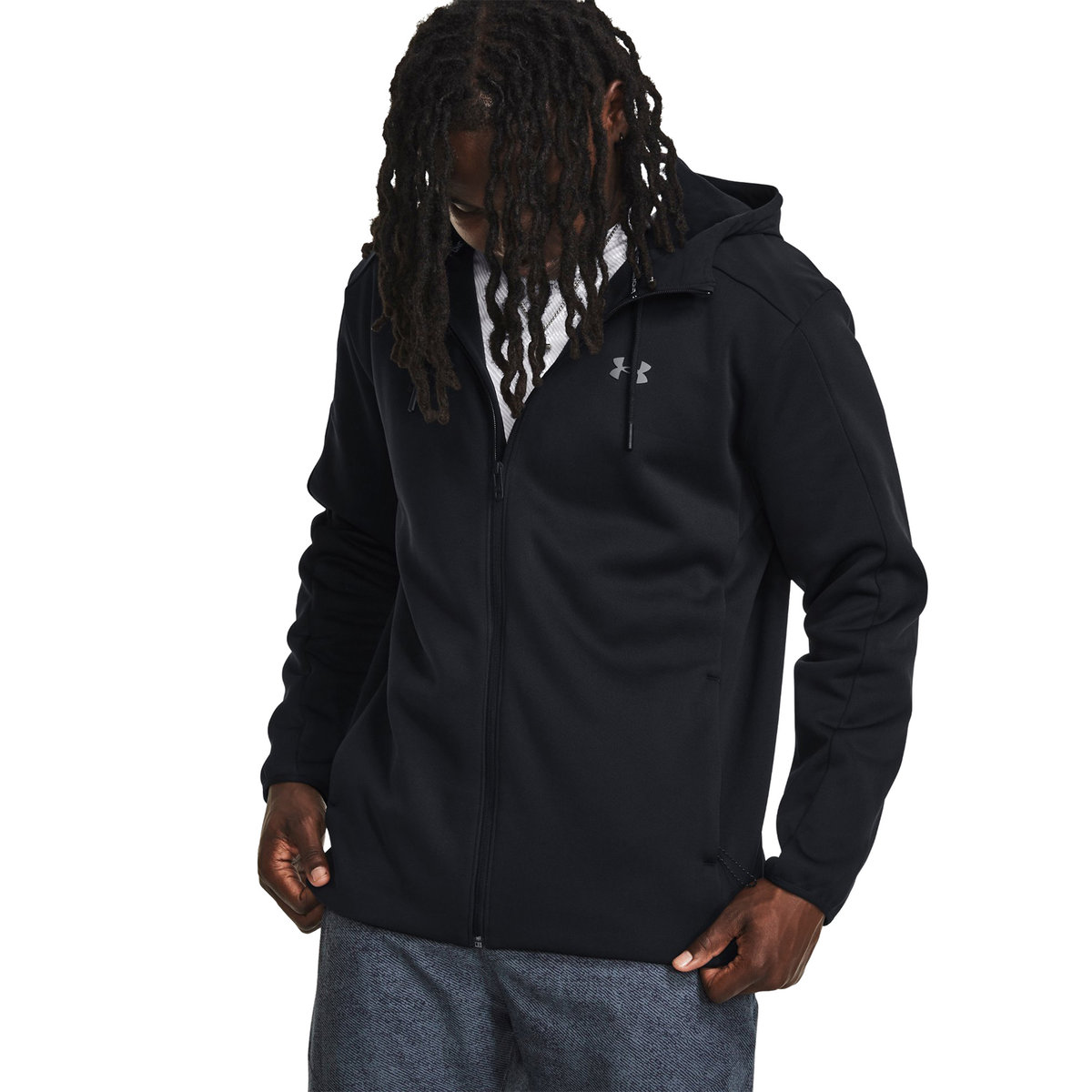 Kurtka treningowa męska Under Armour Essential Swacket - Under Armour ...