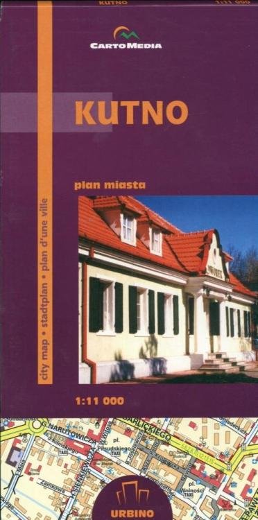 Kutno. Plan miasta 1:11 000 - Opracowanie zbiorowe | Książka w Empik
