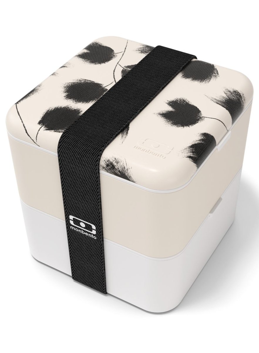 Kwadratowy pojemnik na lunch Monbento MB Square Bento Box - graphic plume - Monbento | Sklep ...