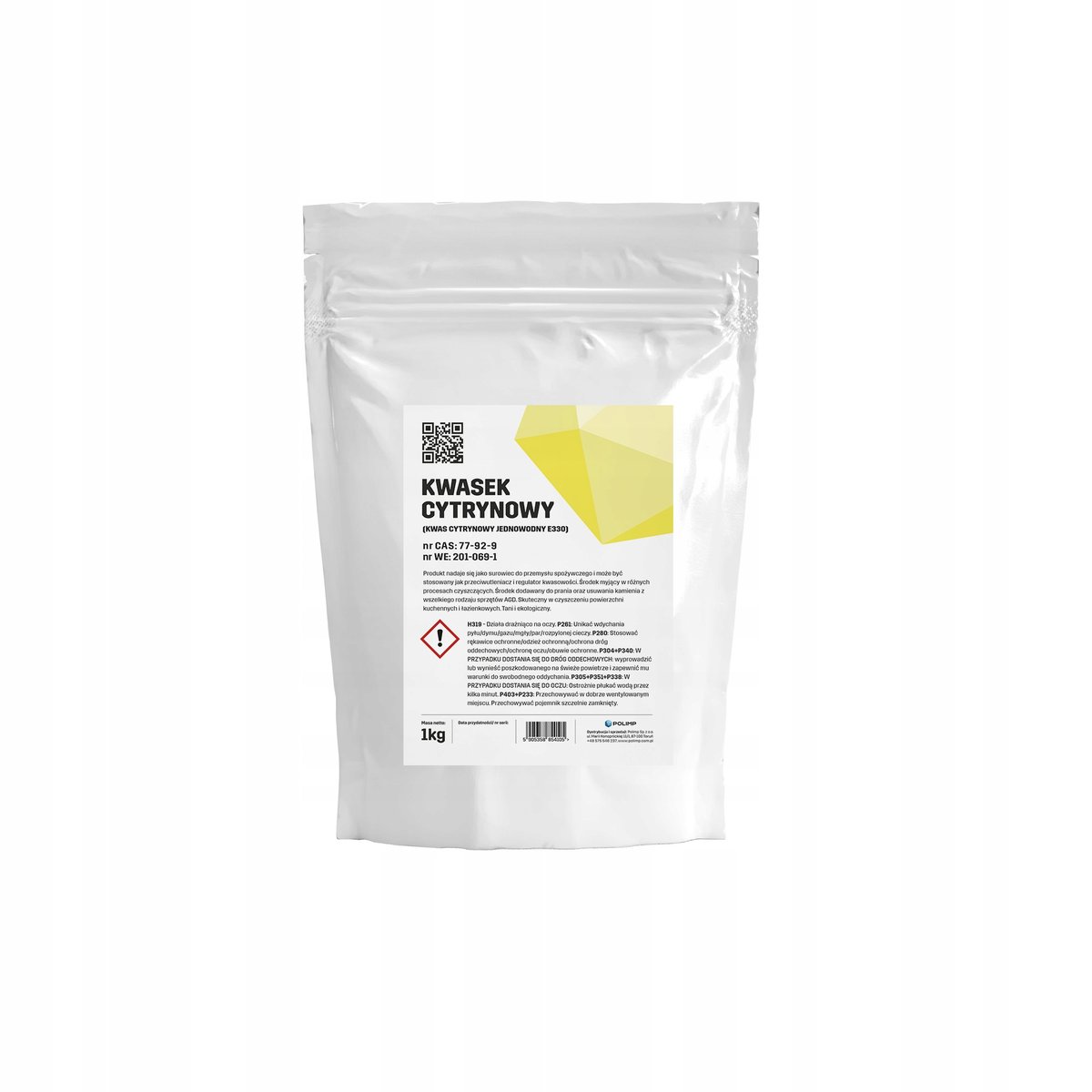 Kwasek kwas cytrynowy jednowodny spożywczy E330 1kg Polimp - Polimp ...