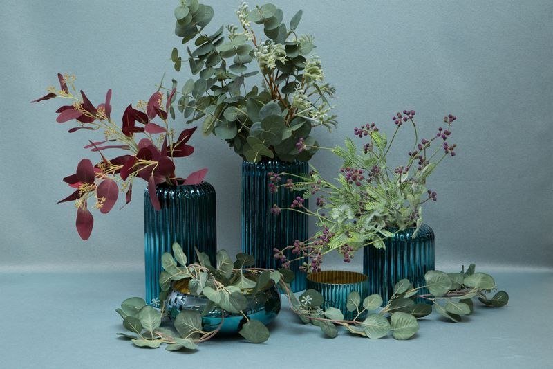 KWIAT NATU 248 DŁ. 57 CM DŁ. Z LISTECZKAMI 39 CM ŻÓŁTY - Eurofirany | Sklep EMPIK.COM