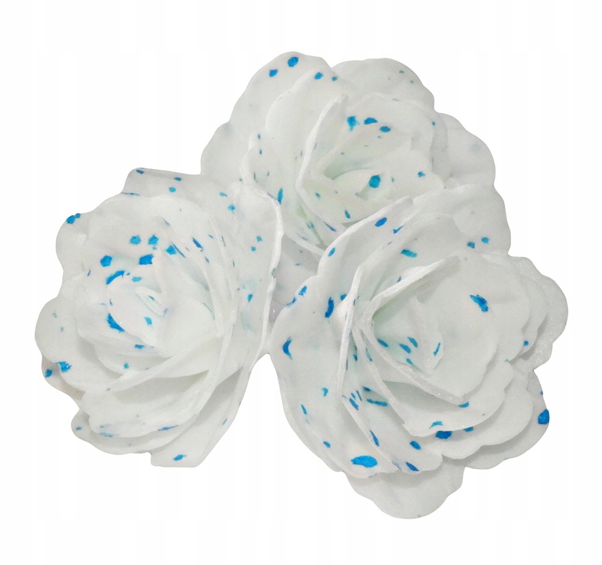 KWIATY NA TORT kwiat waflowy RÓŻA dekoracja URODZINY ozdoby na tort ...