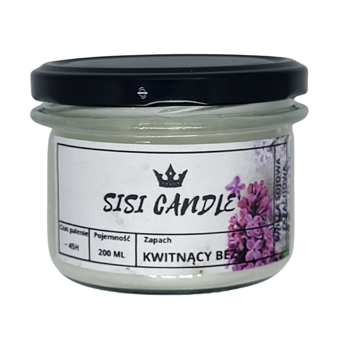 Kwitnący Bez Świeczka Sojowa 200ml Zapachowa - Mamasi Candle | Sklep ...