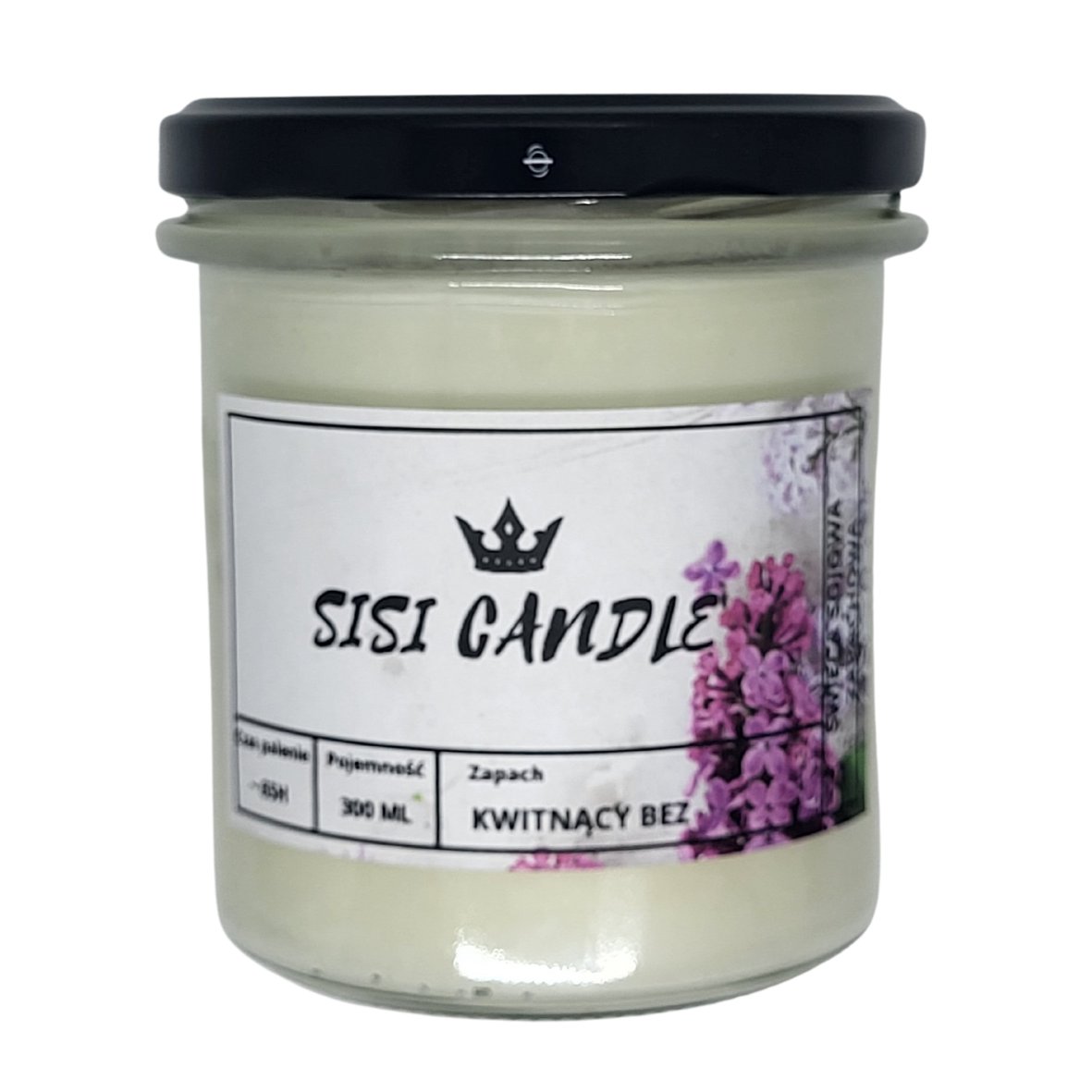 Kwitnący Bez Świeczka Sojowa 300ml Zapachowa - Mamasi Candle | Sklep ...