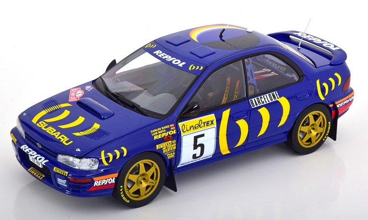 Kyosho Subaru Impreza 555 #5 Winner Rallye M 1:18 08962B - KYOSHO ...