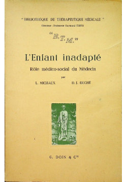 L Enfant inadapte - Opracowanie zbiorowe | Książka w Empik