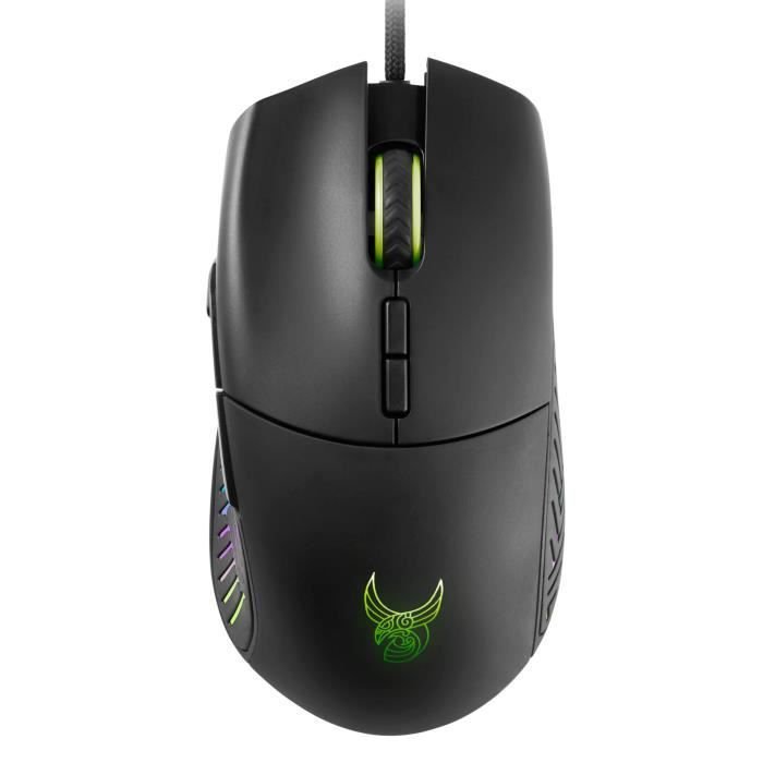 L33T Gaming - Przewodowa mysz gamingowa GUNGNIR - podświetlana - 16.000 ...