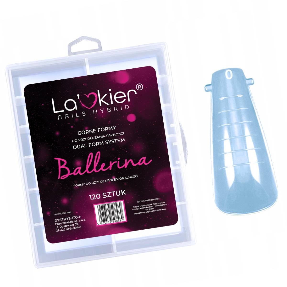 La'kier Górne Formy do paznokci DUAL FORM BALERINA | Sklep EMPIK.COM