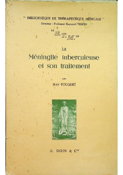 La meningite tuberculeuse et son traitement - | Książka w Empik