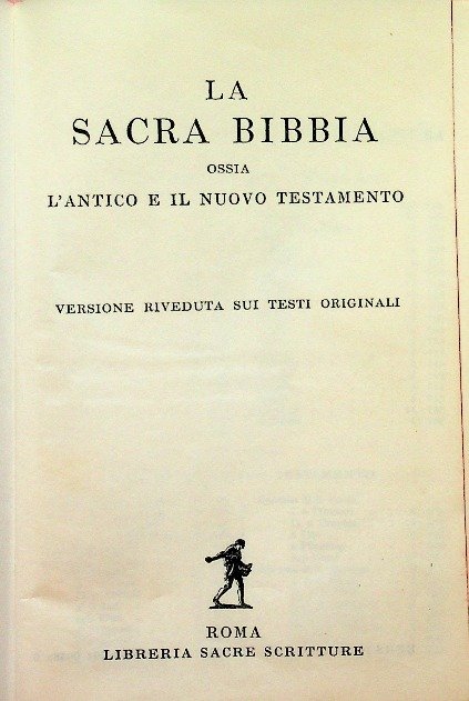 La Sacra Bibbia: Ossia l'Antico e il Nuovo Testamento - Opracowanie ...