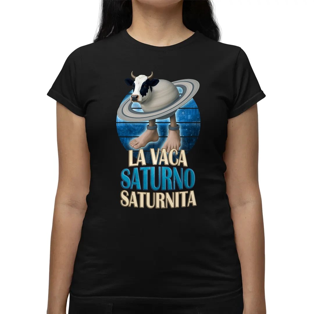 La Vaca Saturno Saturnita - Italian Brainrot - Krowa Saturn - Damska ...