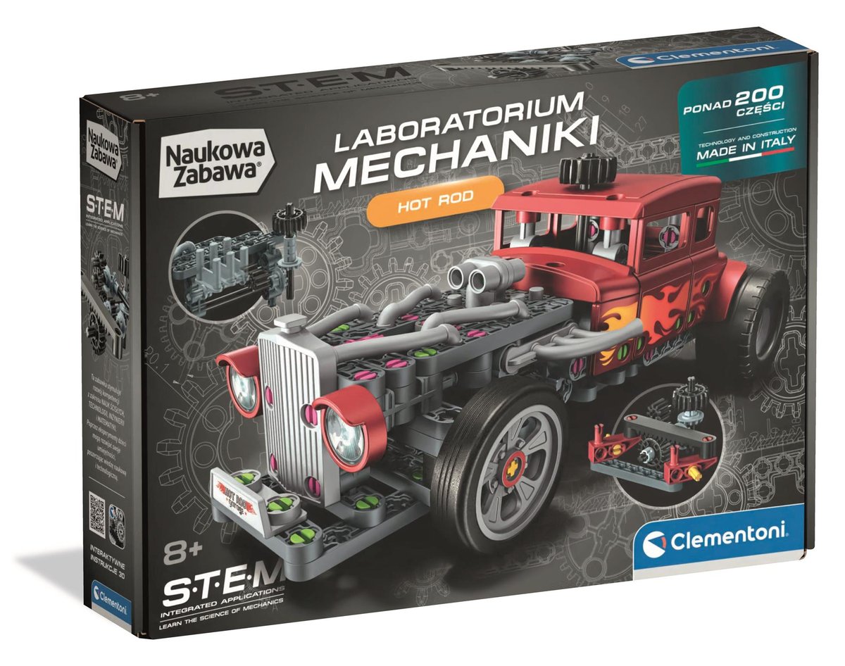 Laboratorium Mechaniki - Hot Rod - Clementoni | Sklep EMPIK.COM