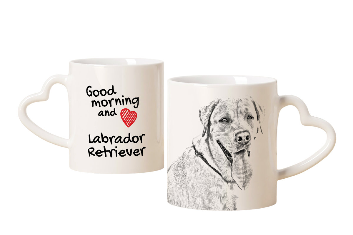 Labrador Retriever I kubek z psem good morning serce Art-Dog - Inna ...