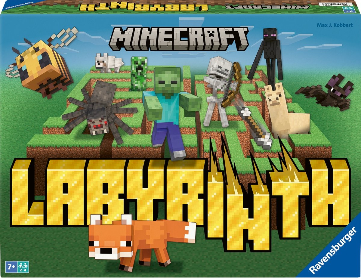 Labyrinth Minecraft, gra planszowa, Ravensburger - Ravensburger | Sklep ...