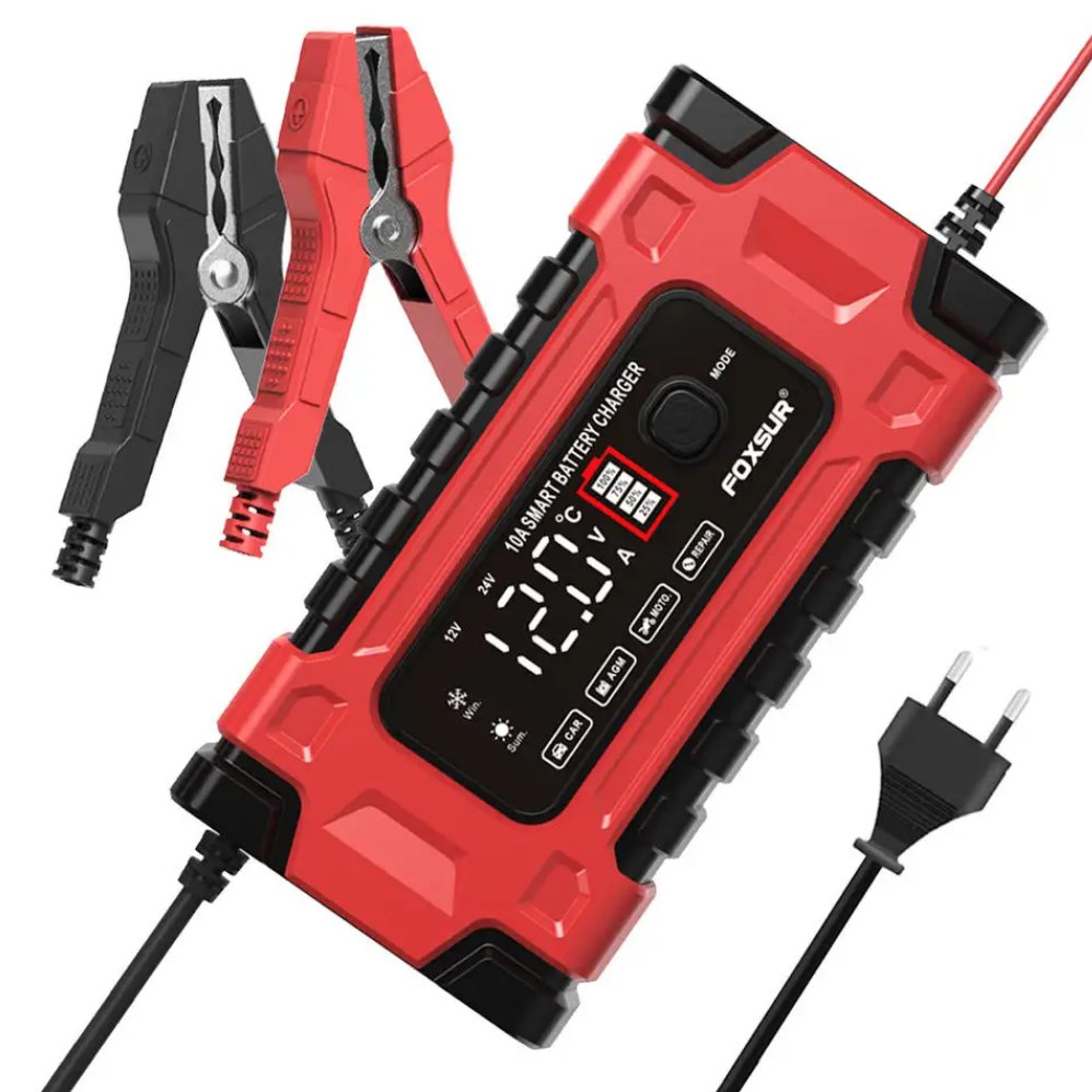Ładowarka Foxsur 12/24V 10A New - Inny producent | Motoryzacja EMPIK