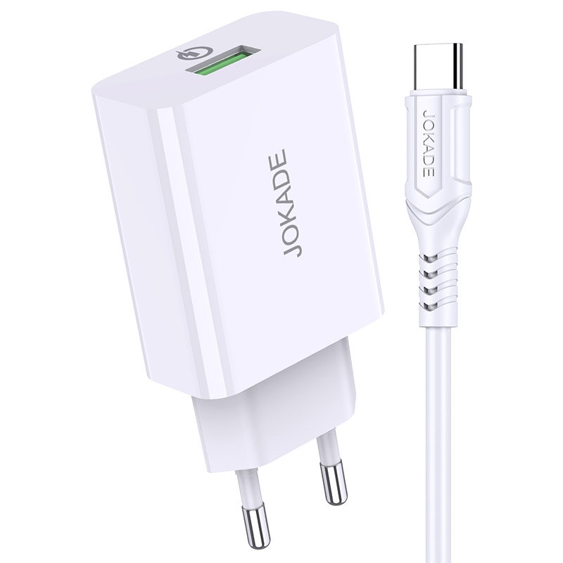 Ładowarka Sieciowa Jokade Jb050 Qc3.0 18W Usb / Typ-C White - Inna ...