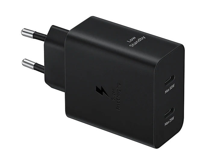 Ładowarka sieciowa Samsung 50W Power Adapter Duo 2x USB-C z kablem USB ...