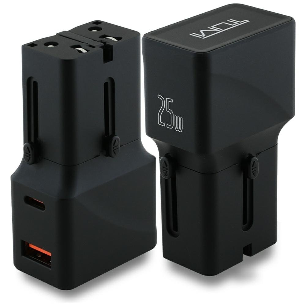 ŁADOWARKA SIECIOWA TUMI TRAVEL ADAPTER 25W USB-C / USB-A CZARNY - Tumi ...