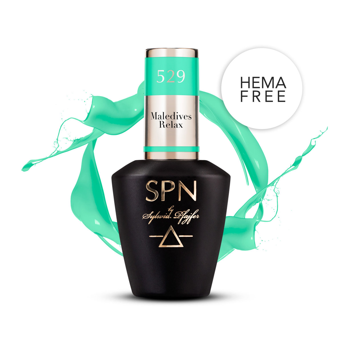 Lakier hybrydowy 529 Maledives Relax UV LaQ 8ml SPN Nails | Sklep EMPIK.COM
