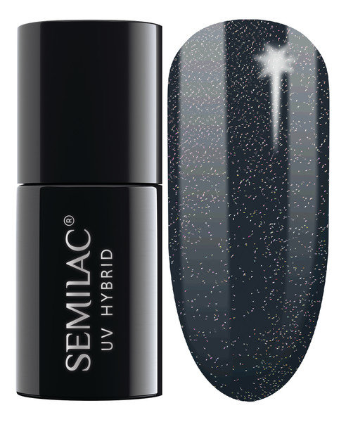 Lakier Hybrydowy Frosty Carbon Shimmer 325 Semilac | Sklep EMPIK.COM